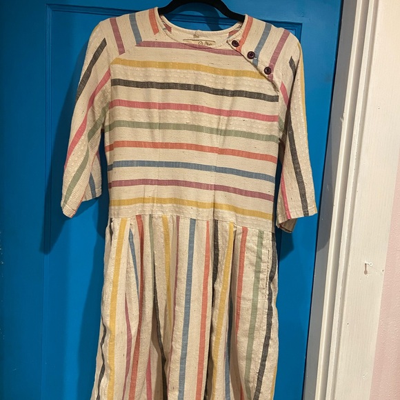 Ace & Jig | Dresses | Striped Multicolor Ace And Jig Dress Medium ...